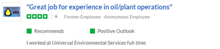 Universal Environmental Services | Employment