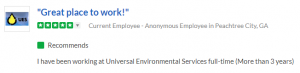 Universal Environmental Services | Employment